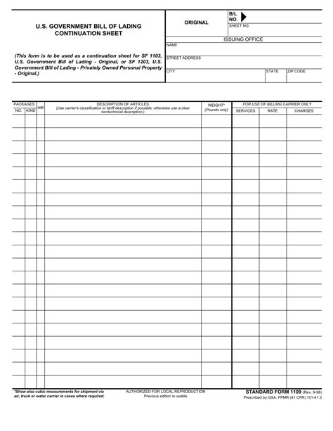 Af Form 1109 Printable Form 2025