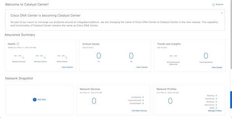 Cisco Catalyst Center User Guide Release 237x Get Started With