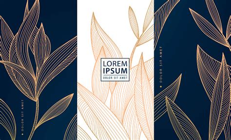 벡터 컬렉션 디자인 요소 세트 라벨 프레임 결혼 초대장 소셜 넷 스토리 포장 고급 제품 향수 비누 와인 로션 황금 잎 아르 데코 패턴에 대한 스톡 벡터 아트 및 기타 이미지