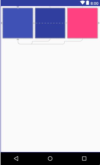 Android Constraintlayout Square Views Evenly Distributed Autosized