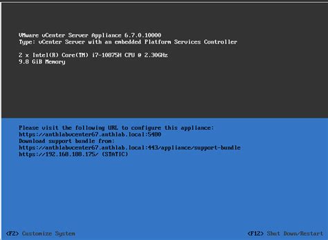 Episode 8 Déploiement De Vmware Vcenter Server Ova Anthlabs