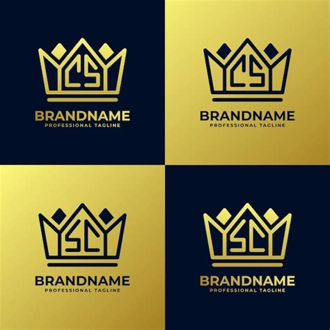 Premium Vector Letter Cs And Sc Home King Logo Set Suitable For Business With Cs Or Sc Initials