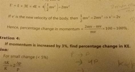 E′ E 3e 4e 4 21 Mv2 2mv2if V′ Is The New Velocity Of The Body Then 21