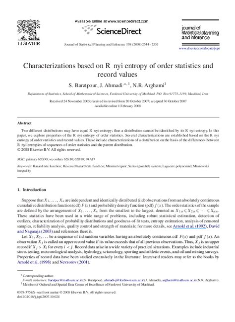 pdf characterizations based on rényi entropy of order statistics and