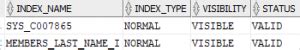 Oracle CREATE INDEX Statement