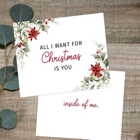 Sexy Holiday Card Etsy