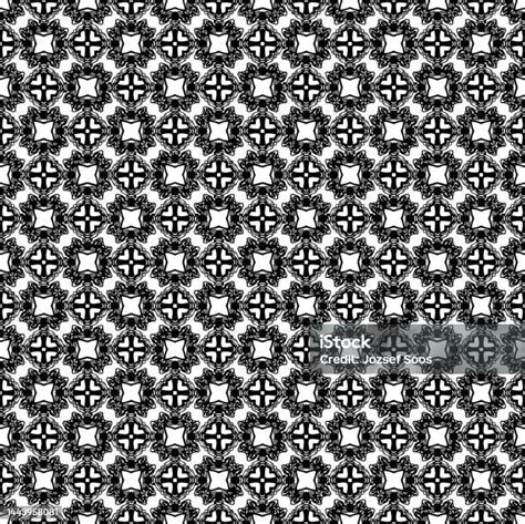 흑백 매끄러운 패턴 텍스처 그레이스케일 장식 그래픽 디자인 모자이크 장식 패턴 템플릿입니다 0명에 대한 스톡 벡터 아트 및 기타 이미지 Istock