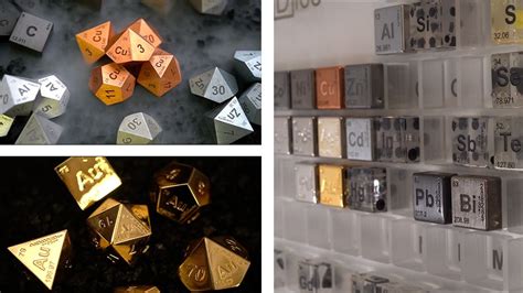 Element Dice™ Dice Made From 100 Pure Periodic Elements Hunt4best