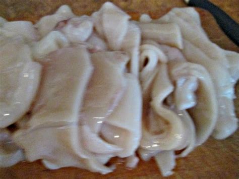 Рецепт Жареные кальмары с луком с фото приготовления