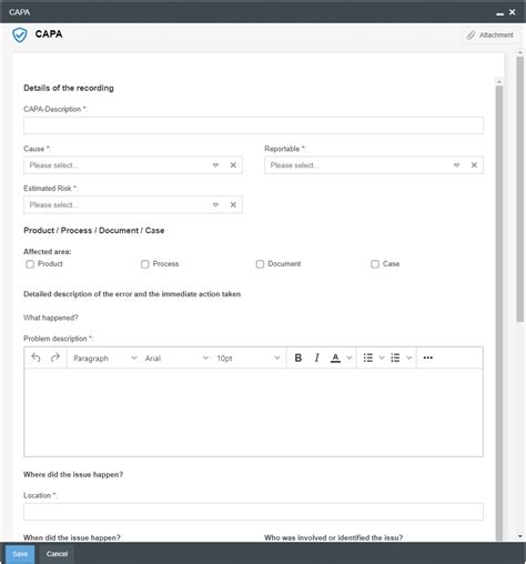 Capa Management With Smartprocess As Capa Software