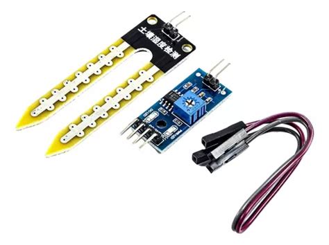 sensor de umidade do solo higrômetro para arduino mercadolivre