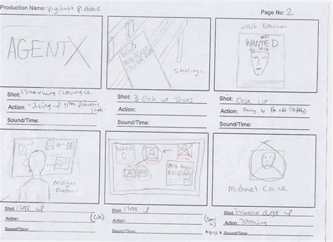 As Level Media Blog Storyboard For Our Title Sequence
