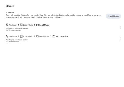 Missing Albums Adding Subfolder Nucleus Roon Labs Community