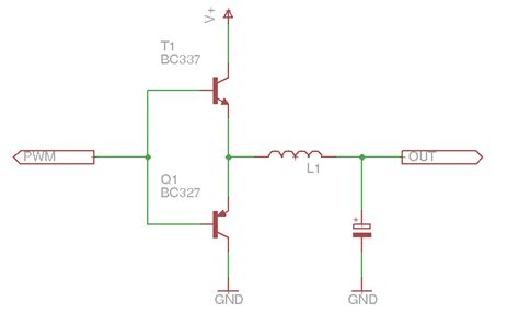 Inductor Synchronous Buck Using Bjts In Stead Of Mosfets