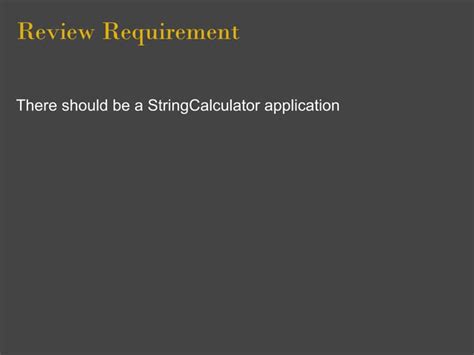 Code Kata String Calculator In Flex Ppt