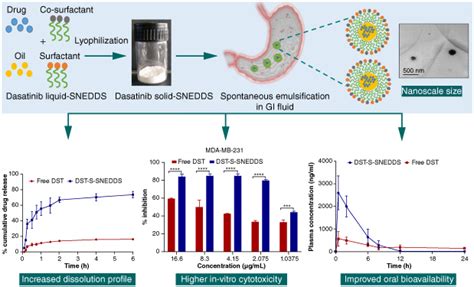 Solid Self Nano Emulsifying Drug Delivery System Of Dasatinib Optimization In Vitro Ex Vivo