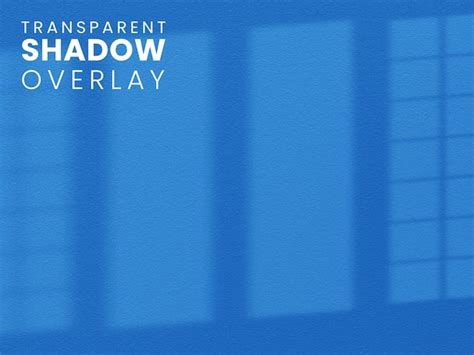투명한 창 그림자 오버레이 템플릿 무료 Psd 파일