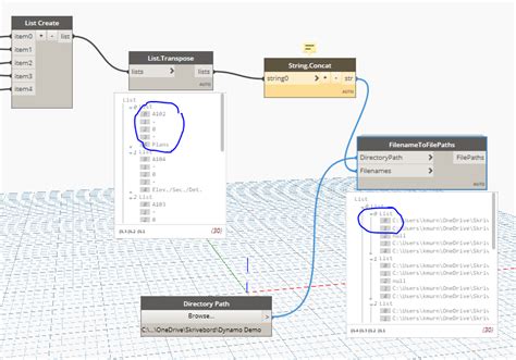 Split A List Into Strings Revit Dynamo