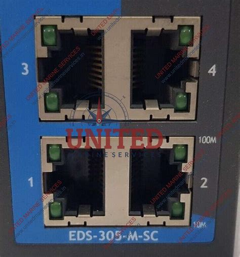 MOXA ETHERDEVICE SWITCH EDS 305 M S C REV 2 2 1201003052013 United Marine Services
