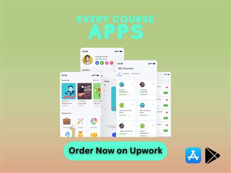 Stunning Course Mobile App Crafted With Flutter Dart Language Upwork