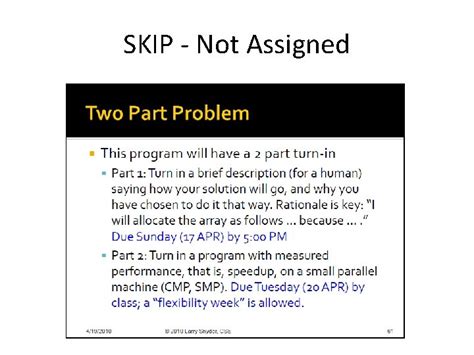 Parallel Programming Chapter 3 Introduction To Parallel Architectures