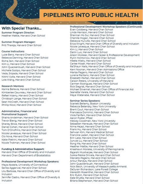 celebrating 30 years of the summer program in biostatistics