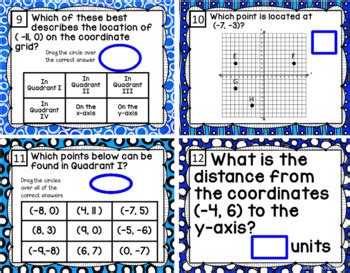 Coordinate Plane Task Cards SOL 6 8 By Emzy S Rigmarole TpT