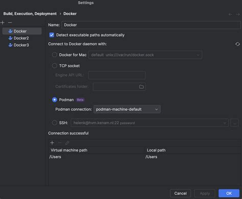 使用 podman 启动开发容器 intellij idea 文档
