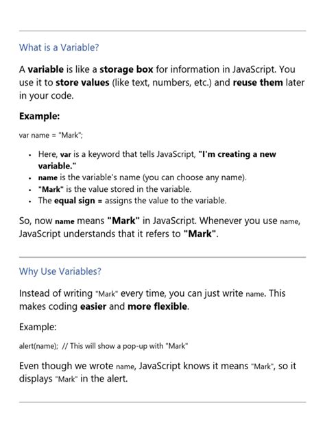 Chapter 2 Variables For Strings Pdf Variable Computer Science Java Script
