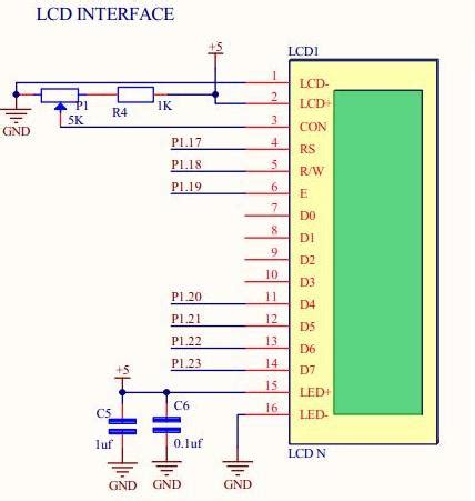 ARM LPC Mini Development Board LCD Interfacing RhydoLABZ Wiki