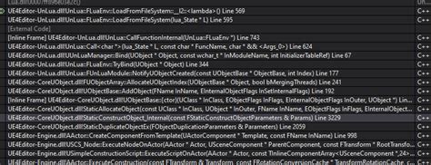lua语法错误启动游戏导致crash Issue Tencent UnLua GitHub