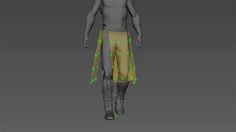 Maya Cloth Rig For Export To Unity Polycount