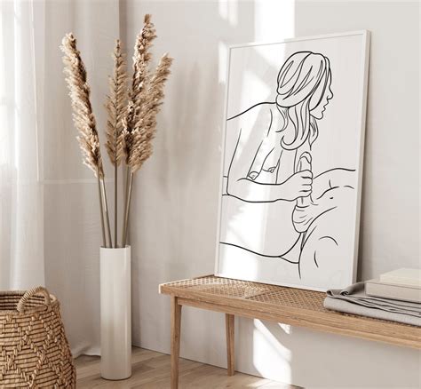 A Lovely Handjob Erotic Printable Drawing Pdf Svg Etsy Denmark