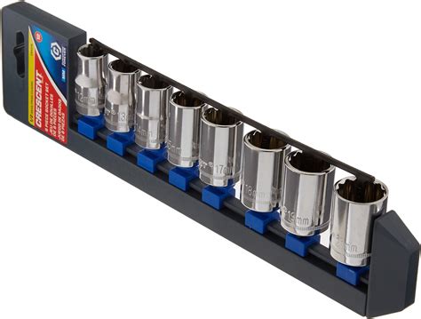 19pcs 1 2 Drive Universal Spline Socket Set Metric 8 32mm 12 Point Cr V Socket Set