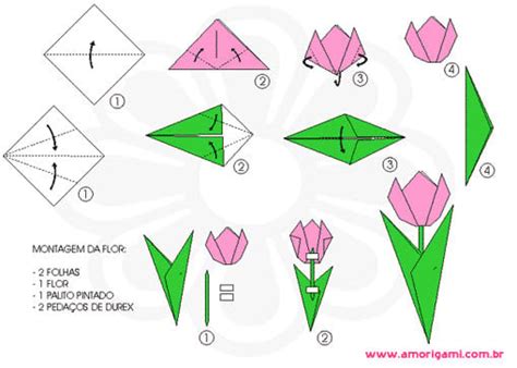 Quatro Passos A Passo Para Fazer Dobraduras De Papel Simples