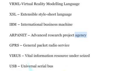 Short Form Of Computer Word