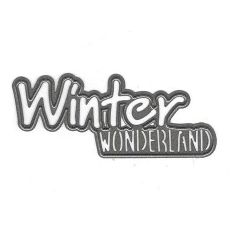Marianne Design Winter Wonderland Sentiment Papercraft Maniac