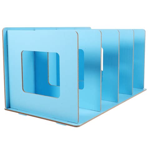 Desktop Rack File Folder Organizer Creative Wooden Bookshelf Classifying Stand Office Student