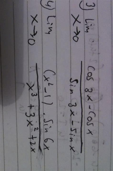 Jelaskan Limit Fungsi Trigonometri