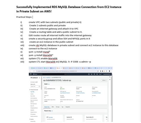 rauzia shaffi awan on linkedin aws rds mysql ec2