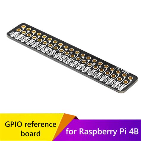 raspberry pi 4b distinguishable low power gpio pin reference board with