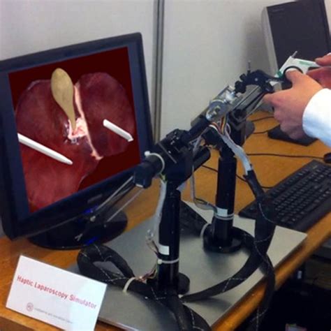 haptic interface device developed with integrated software for