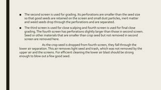 Seed Cleaning Process PPTX
