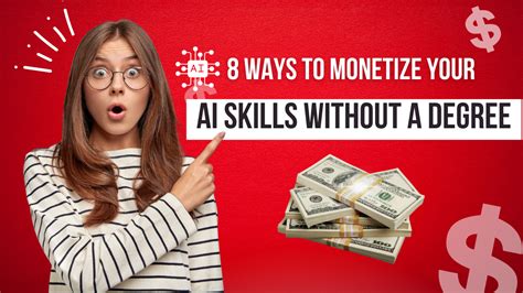 8 ways to monetize your ai skills without a degree future ai toolbox