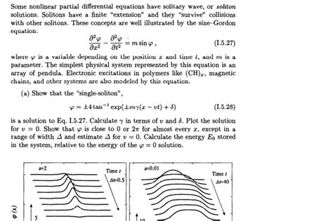 Solved Some Nonlinear Partial Differential Equations Have Chegg