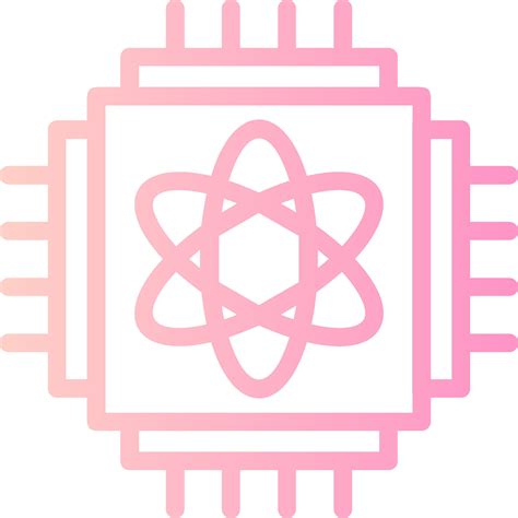 Quantum Computing Linear Gradient Icon 39492665 Vector Art At Vecteezy