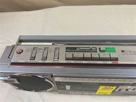 Panasonic Radio Cassette Player Peterson Land Auction LLC