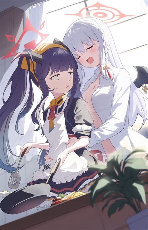 Haruna And Fuuka Blue Archive Drawn By Same Samefgo Danbooru