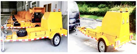 trailer mounted falling weight deflectometer falling weight