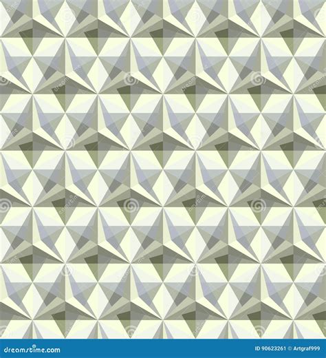 Triangular Geometric Seamless Pattern Stock Illustration Illustration Of Diamonds Texture